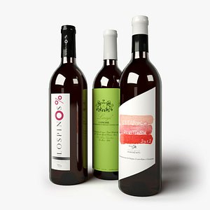 3D Wine Models - Browse & Download Formats - TurboSquid