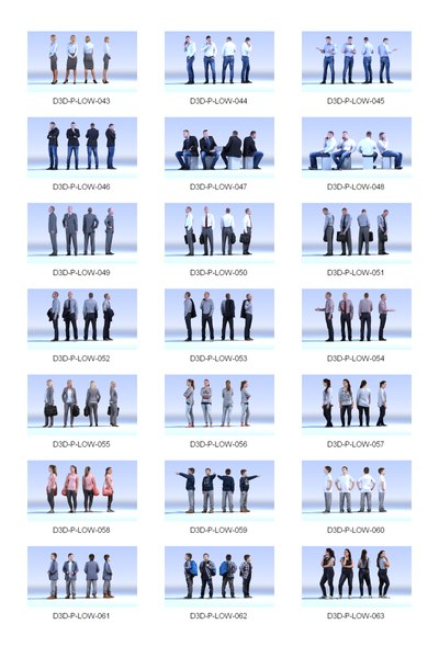 3D lo-poly people vol 1 model - TurboSquid 1156224