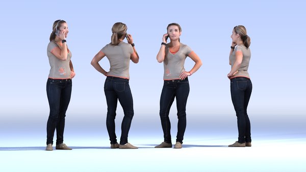 3D lo-poly people vol 1 model - TurboSquid 1156224