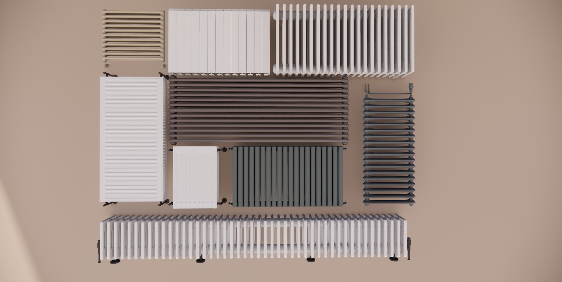 3D Radiator Heater-A4 Model - TurboSquid 2041474