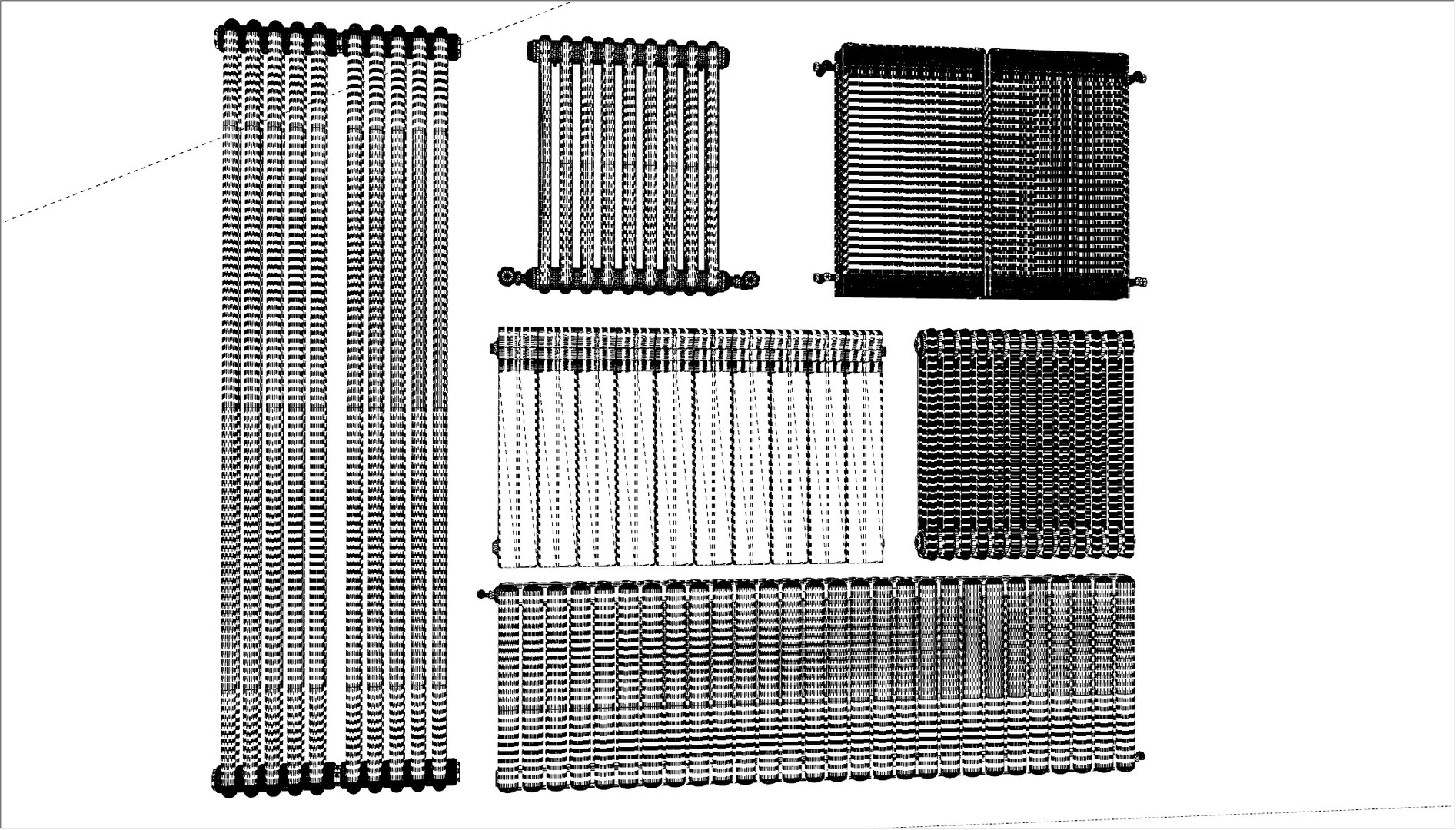 3D Radiator Heater-A4 Model - TurboSquid 2041474