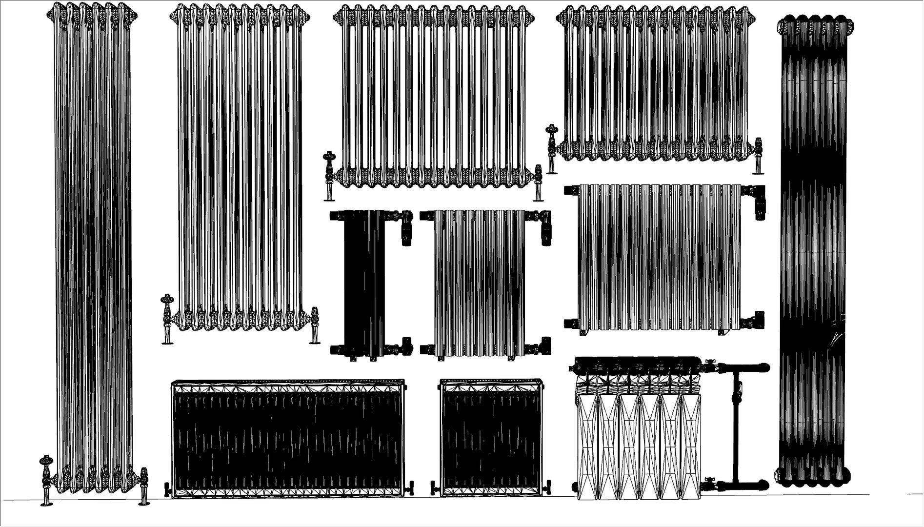 3D Radiator Heater-A4 Model - TurboSquid 2041474