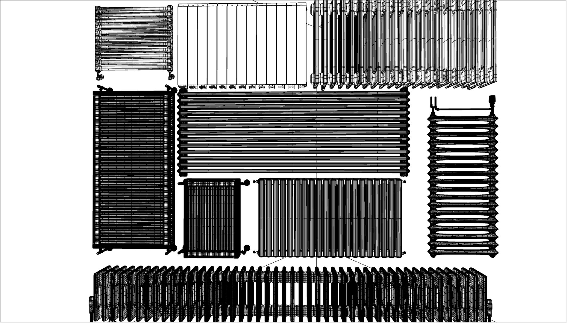 3D Radiator Heater-A4 Model - TurboSquid 2041474