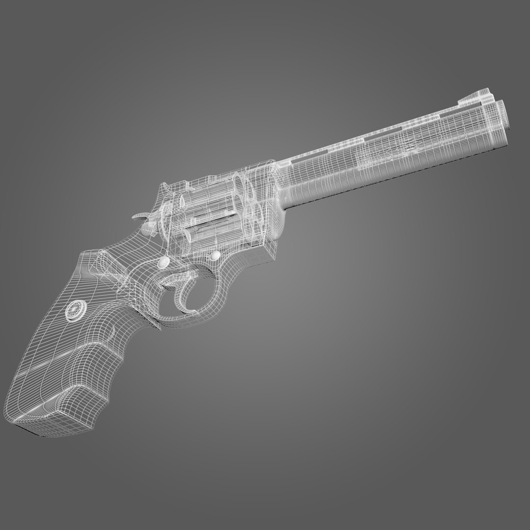 Free Obj Mode 44 Magnum Modern