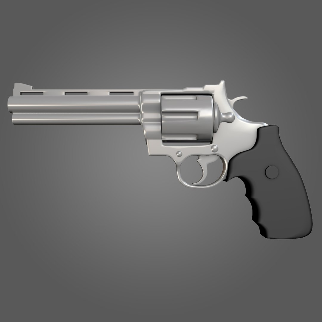 Free Obj Mode 44 Magnum Modern