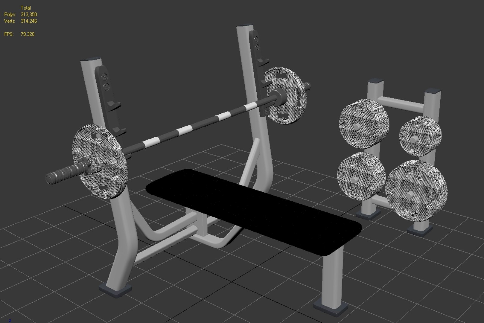 3d Model Exercise Equipment