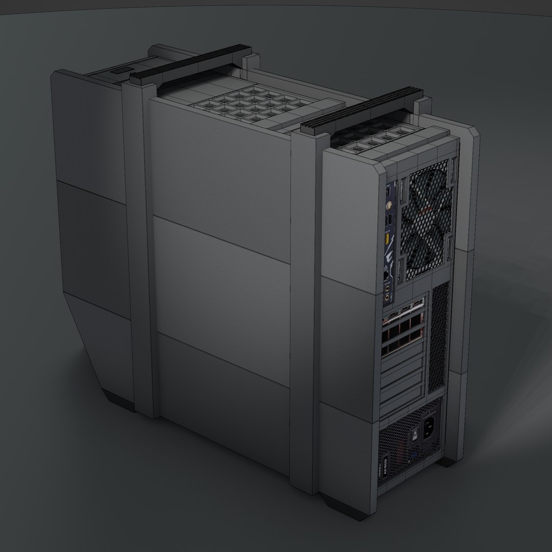 Brutalist PC Case 3D Model - TurboSquid 2051958