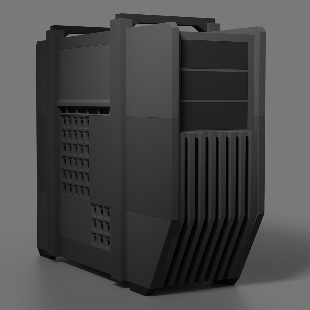 Brutalist PC Case 3D Model - TurboSquid 2051958