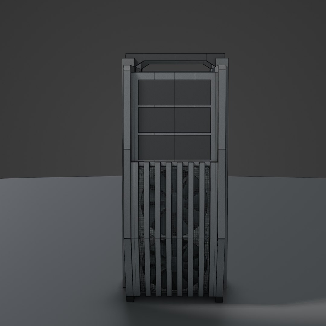 Brutalist PC Case 3D Model - TurboSquid 2051958
