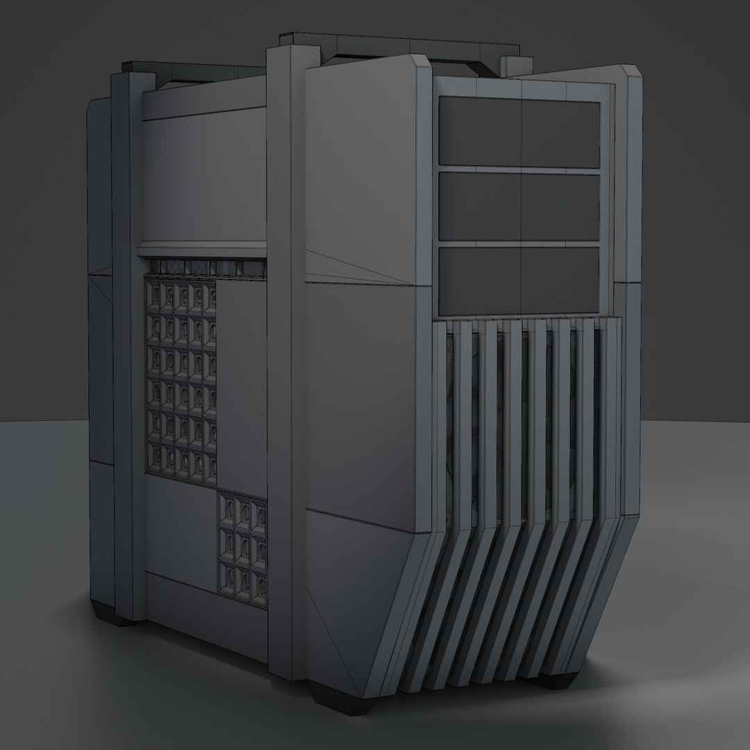 Brutalist PC Case 3D Model - TurboSquid 2051958