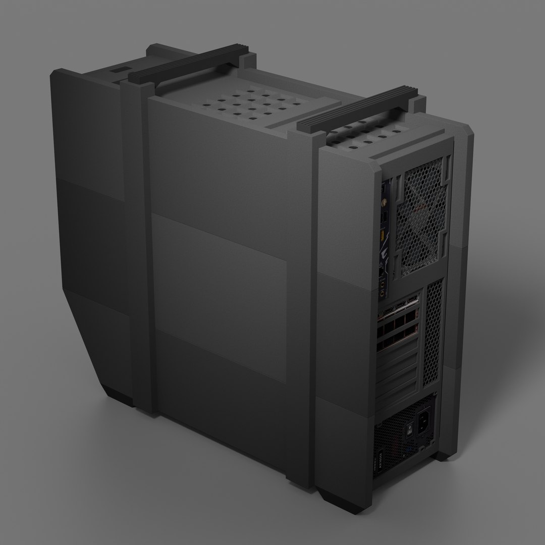 Brutalist PC Case 3D Model - TurboSquid 2051958