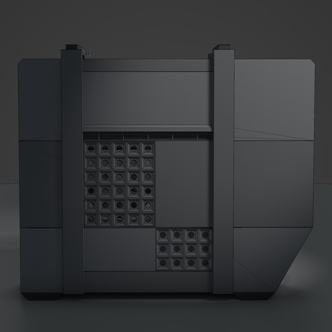 Brutalist PC Case 3D Model - TurboSquid 2051958