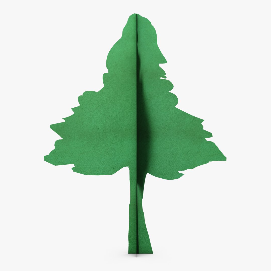 3D Model Conifer Tree Paper V - TurboSquid 1547983