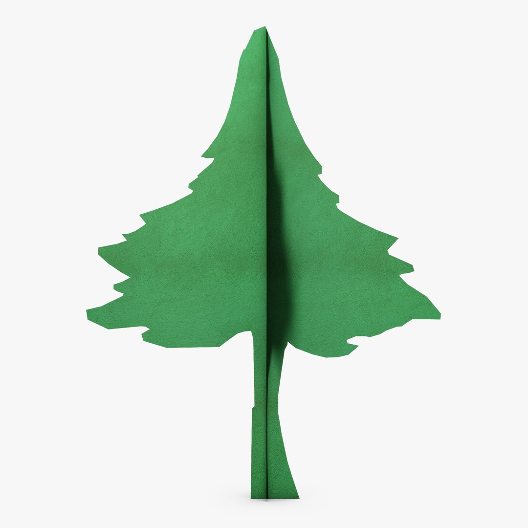3D Model Conifer Tree Paper V - TurboSquid 1547983