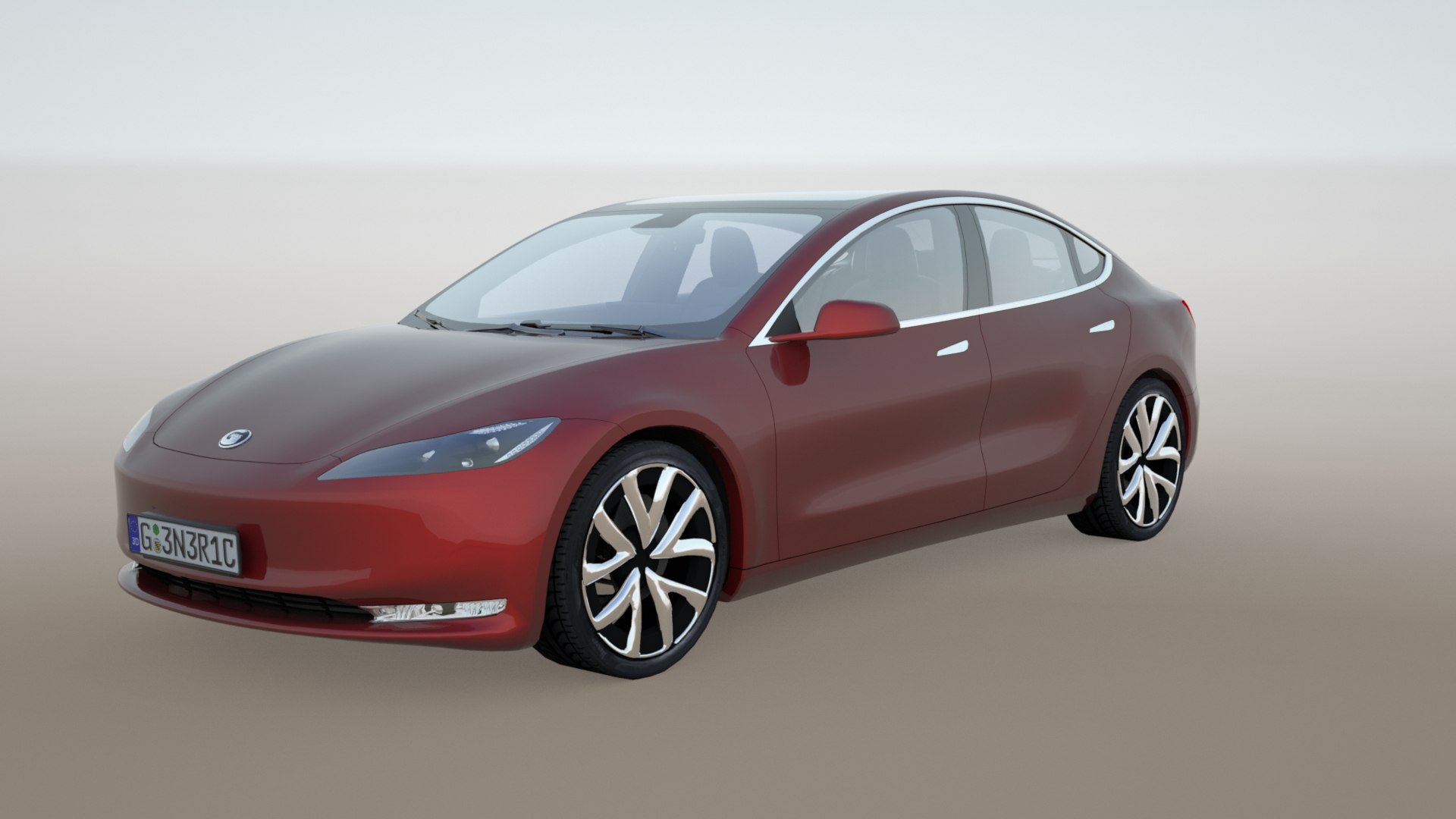 Generic Sedan V28 3D Model - TurboSquid 2228937