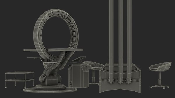 未来急救诊所设备3D模型 - TurboSquid 2319818