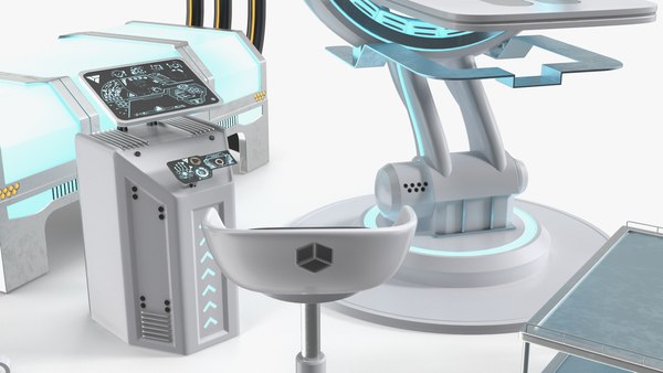 未来急救诊所设备3D模型 - TurboSquid 2319818