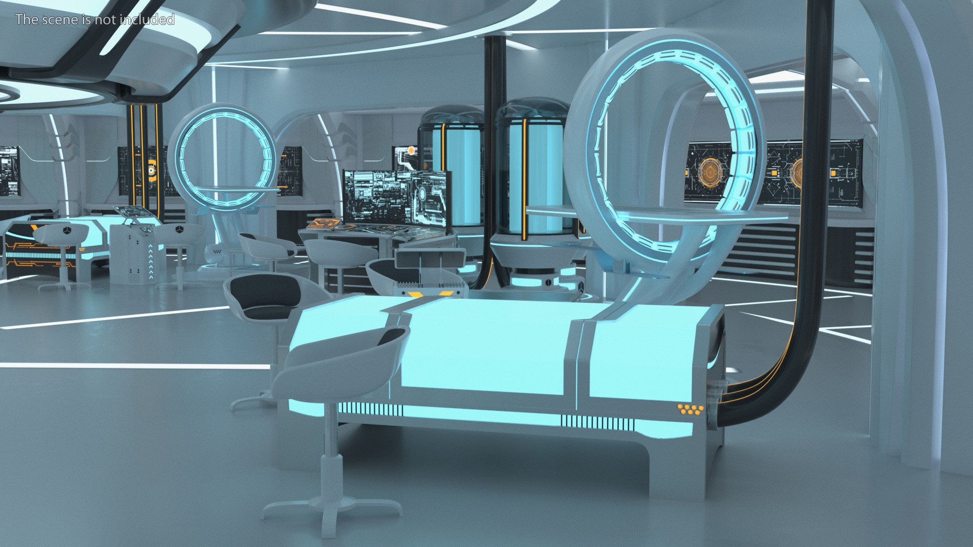 3D Futuristic First Aid Clinic Equipment - TurboSquid 2319818