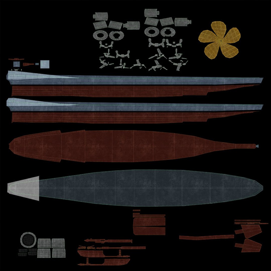 Battleship Missouri BB63 3D - TurboSquid 2393491