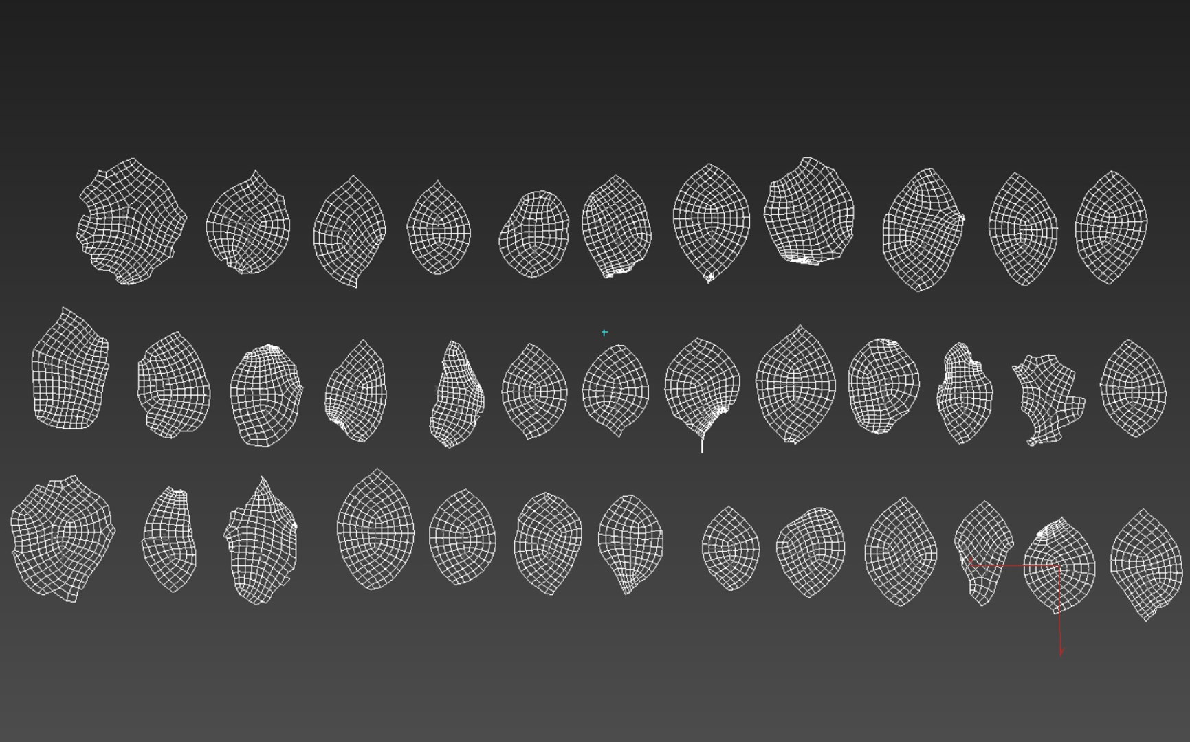 3D Autumn Leaves Scan Pack - TurboSquid 1340278