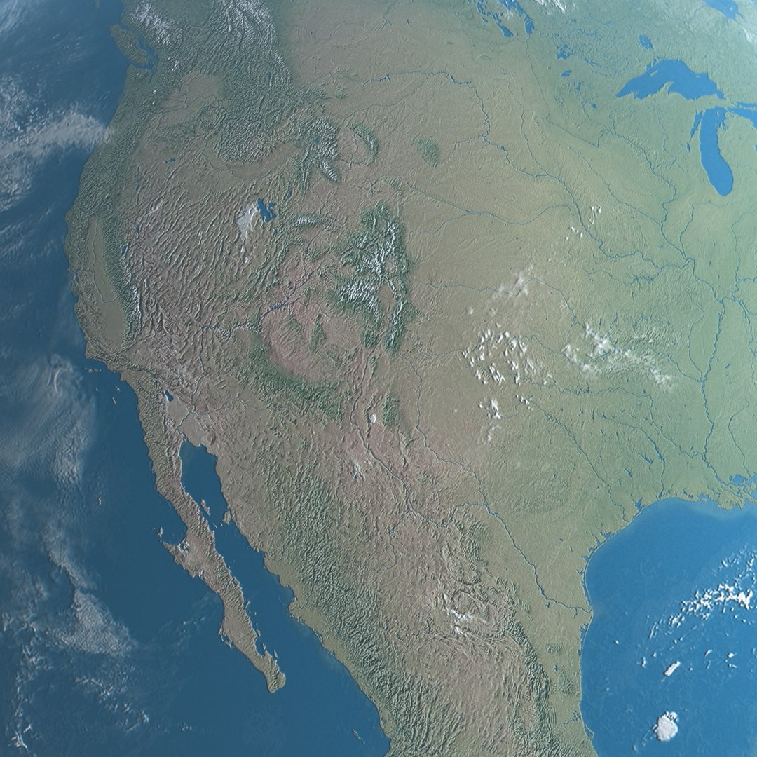 3d Realistic Earth Model