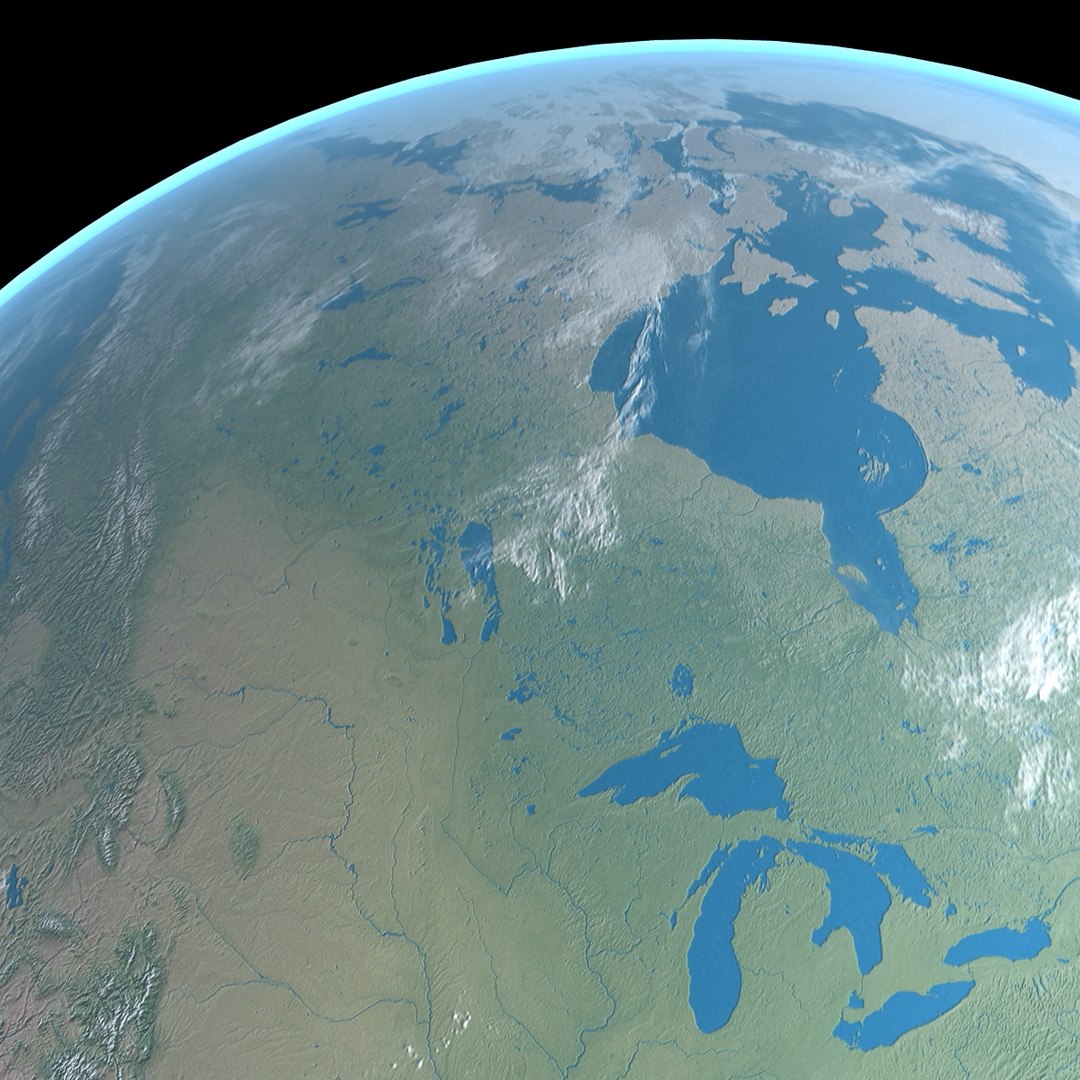3d Realistic Earth Model