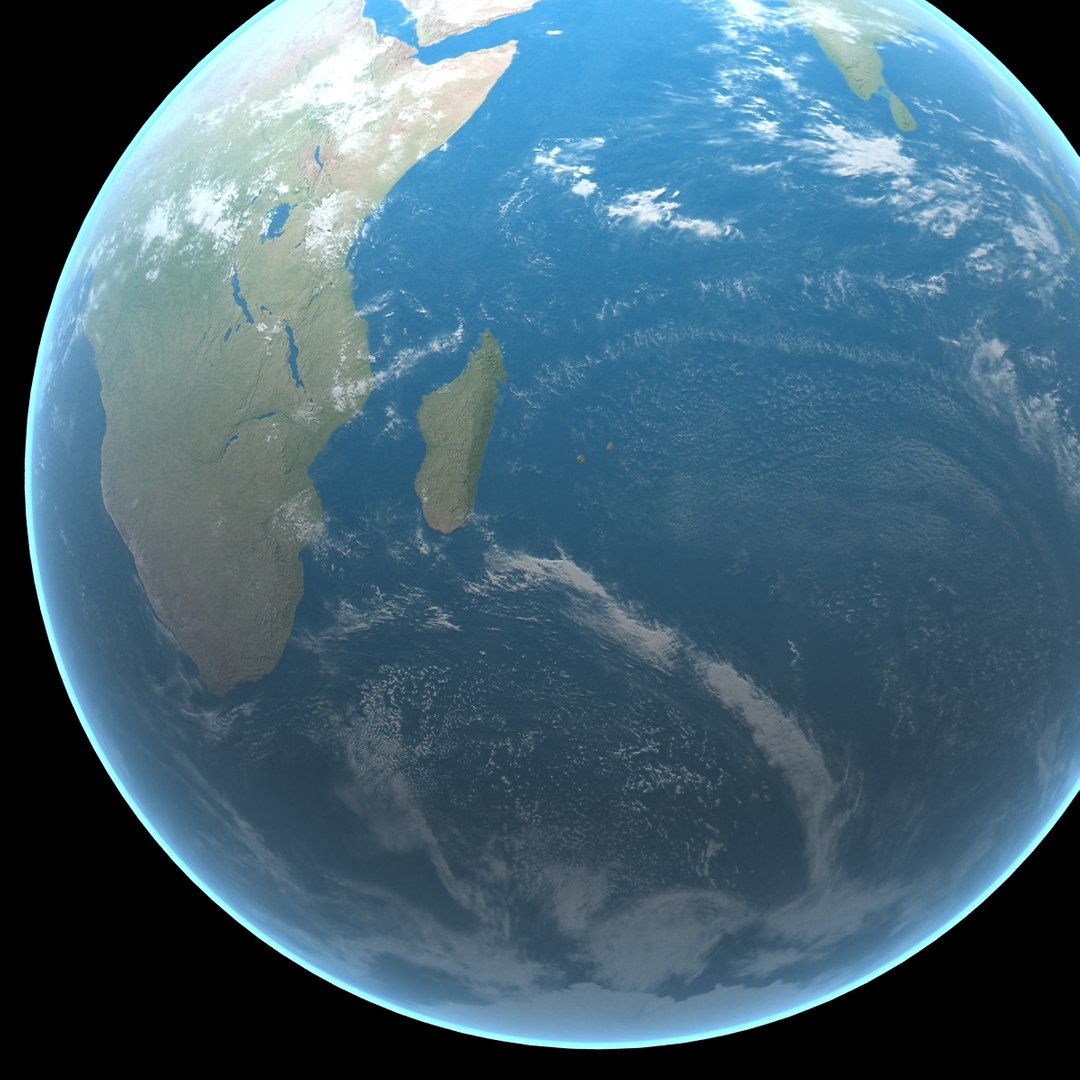 3d Realistic Earth Model