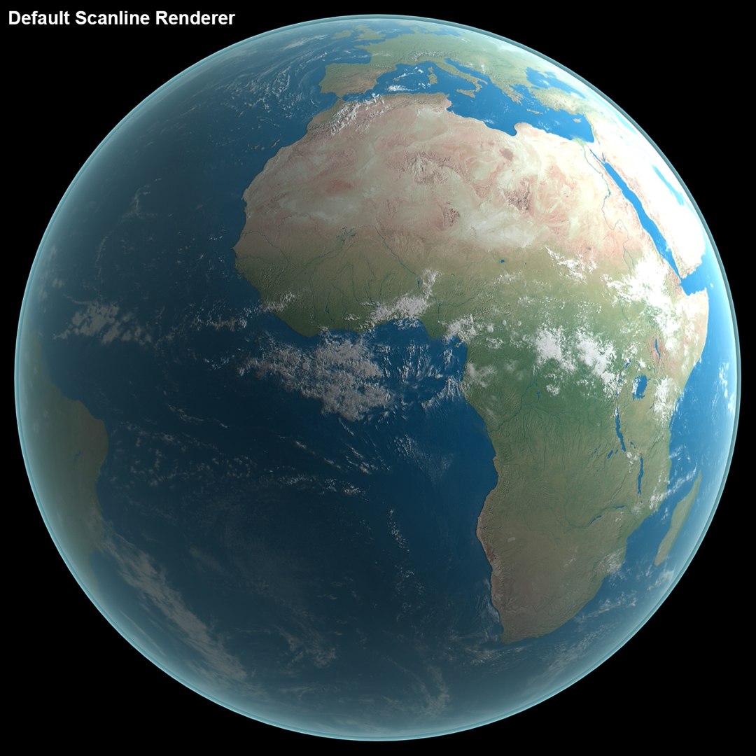 3d Realistic Earth Model