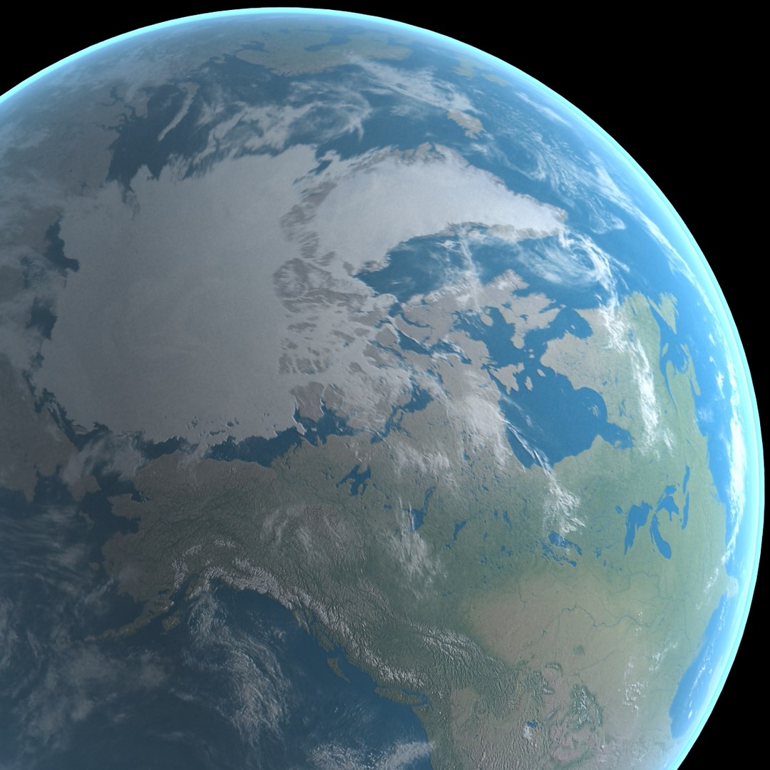 3d Realistic Earth Model