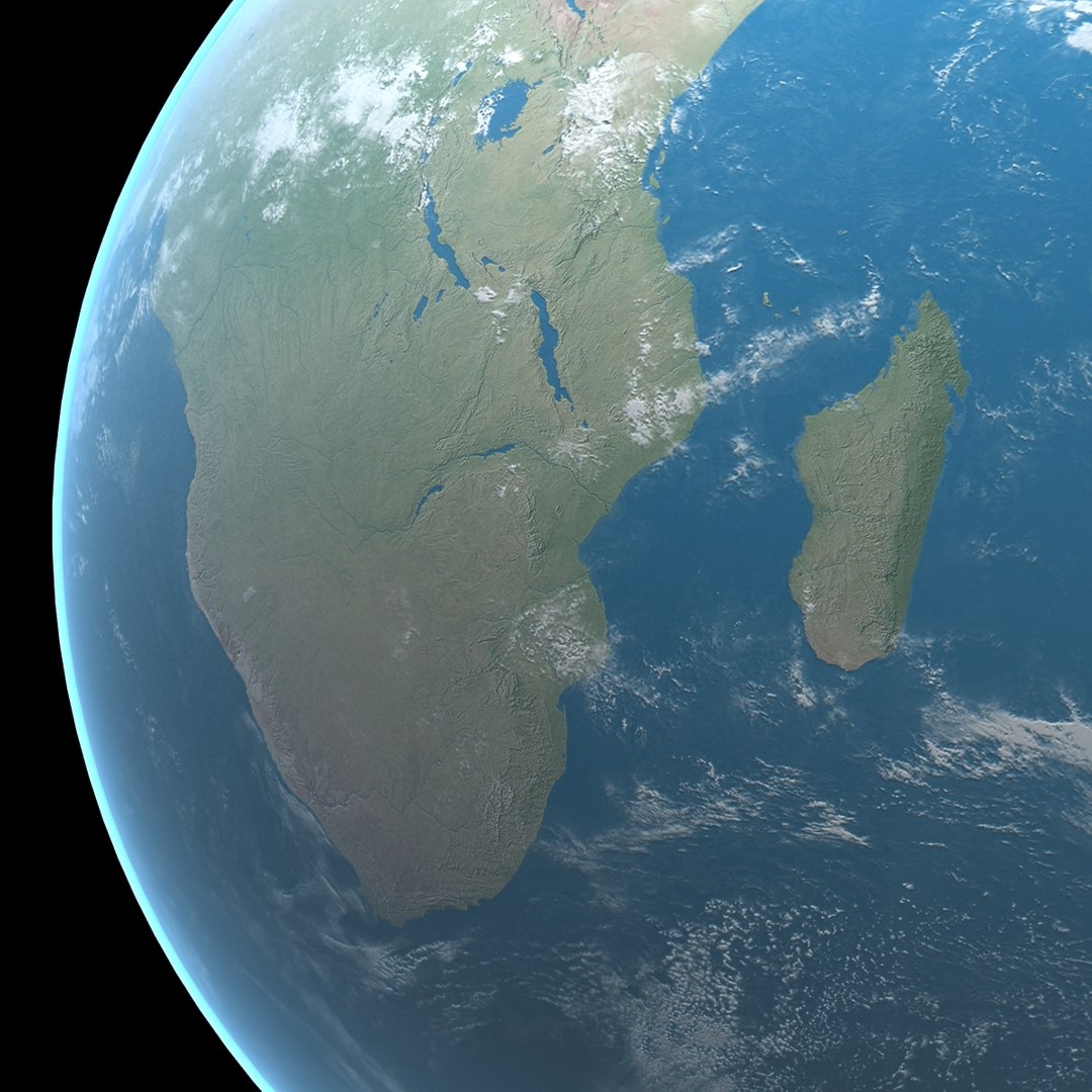 3d Realistic Earth Model