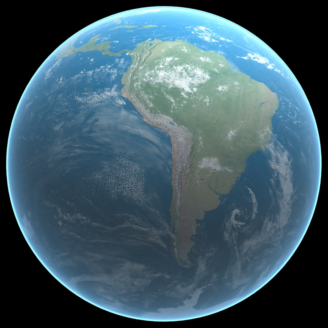 3d Realistic Earth Model