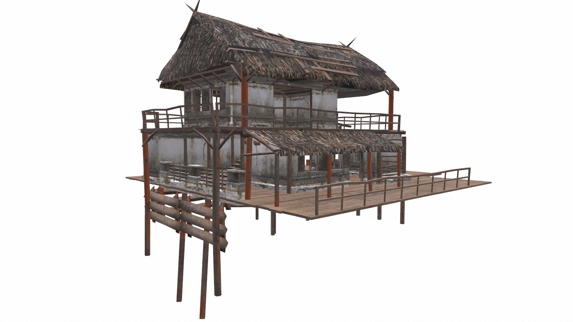 Swamp House Pbr 3D Model - TurboSquid 1565471