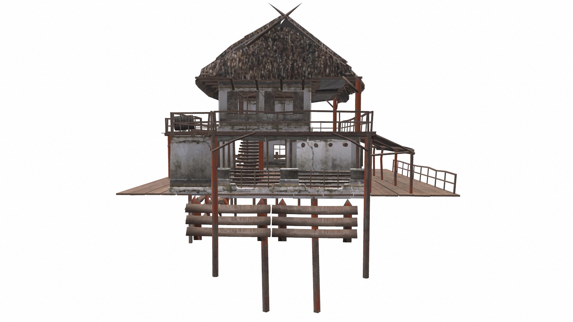 Swamp House Pbr 3D Model - TurboSquid 1565471