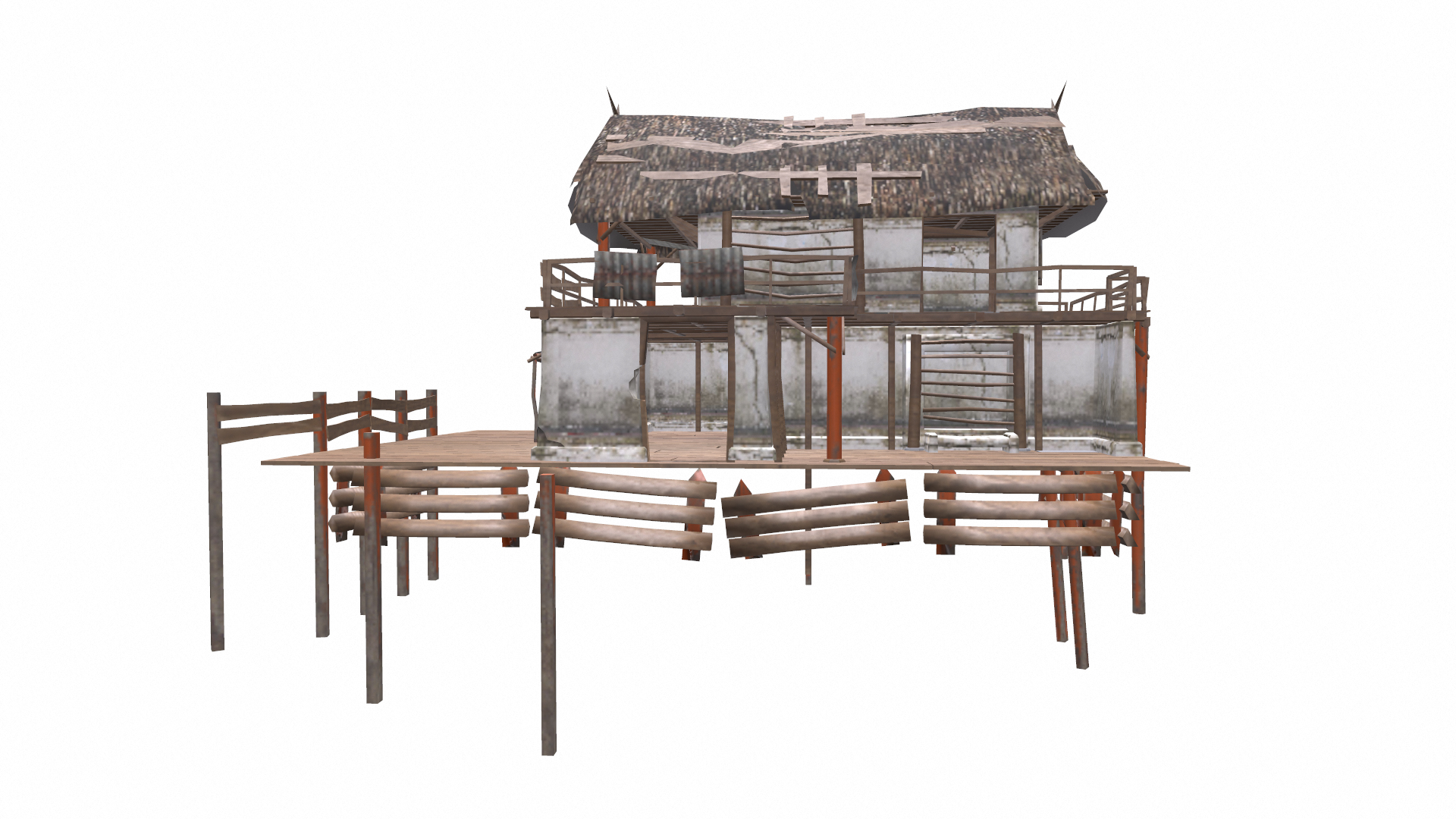 Swamp House Pbr 3D Model - TurboSquid 1565471