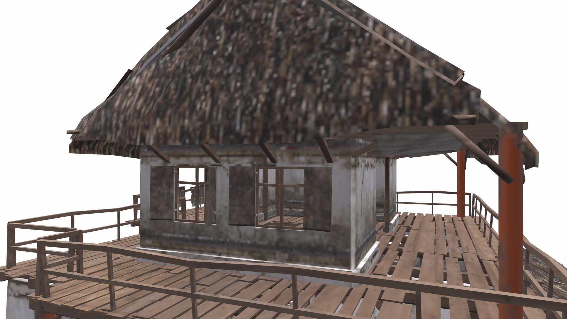 Swamp House Pbr 3D Model - TurboSquid 1565471