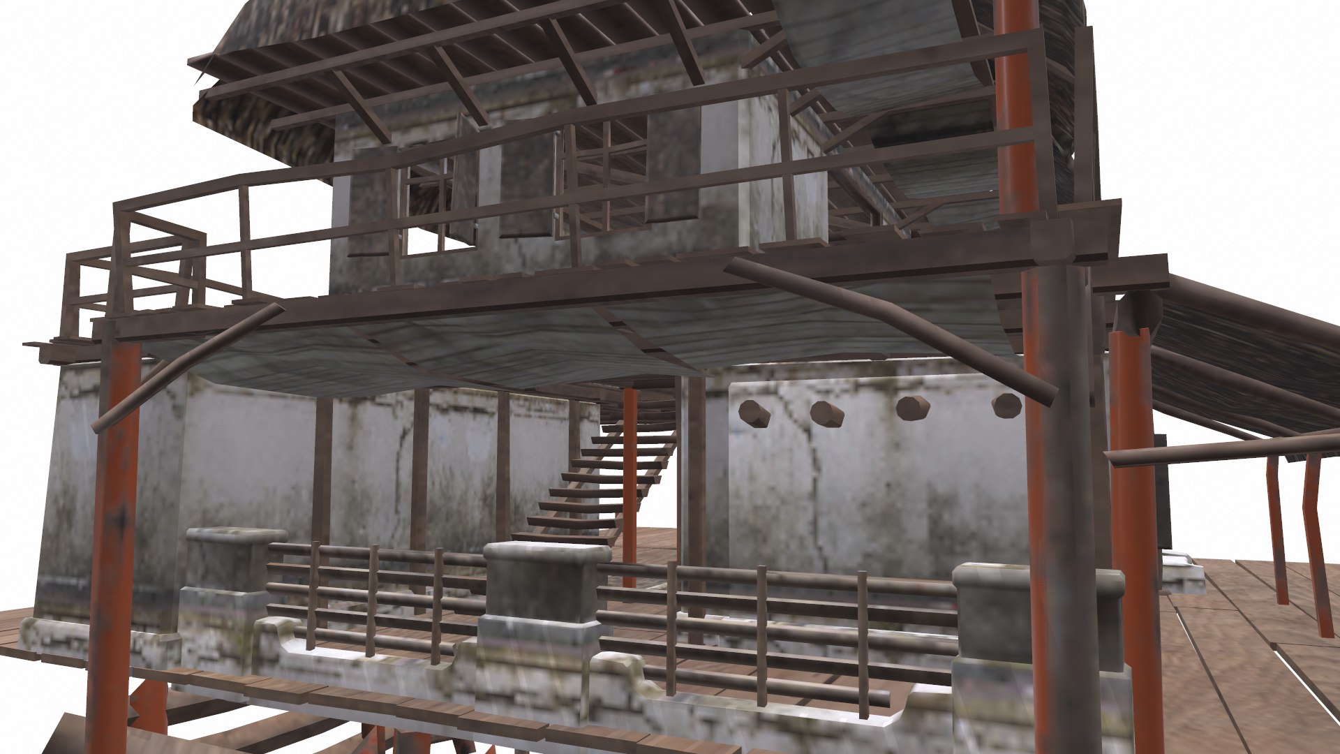 Swamp House Pbr 3D Model - TurboSquid 1565471