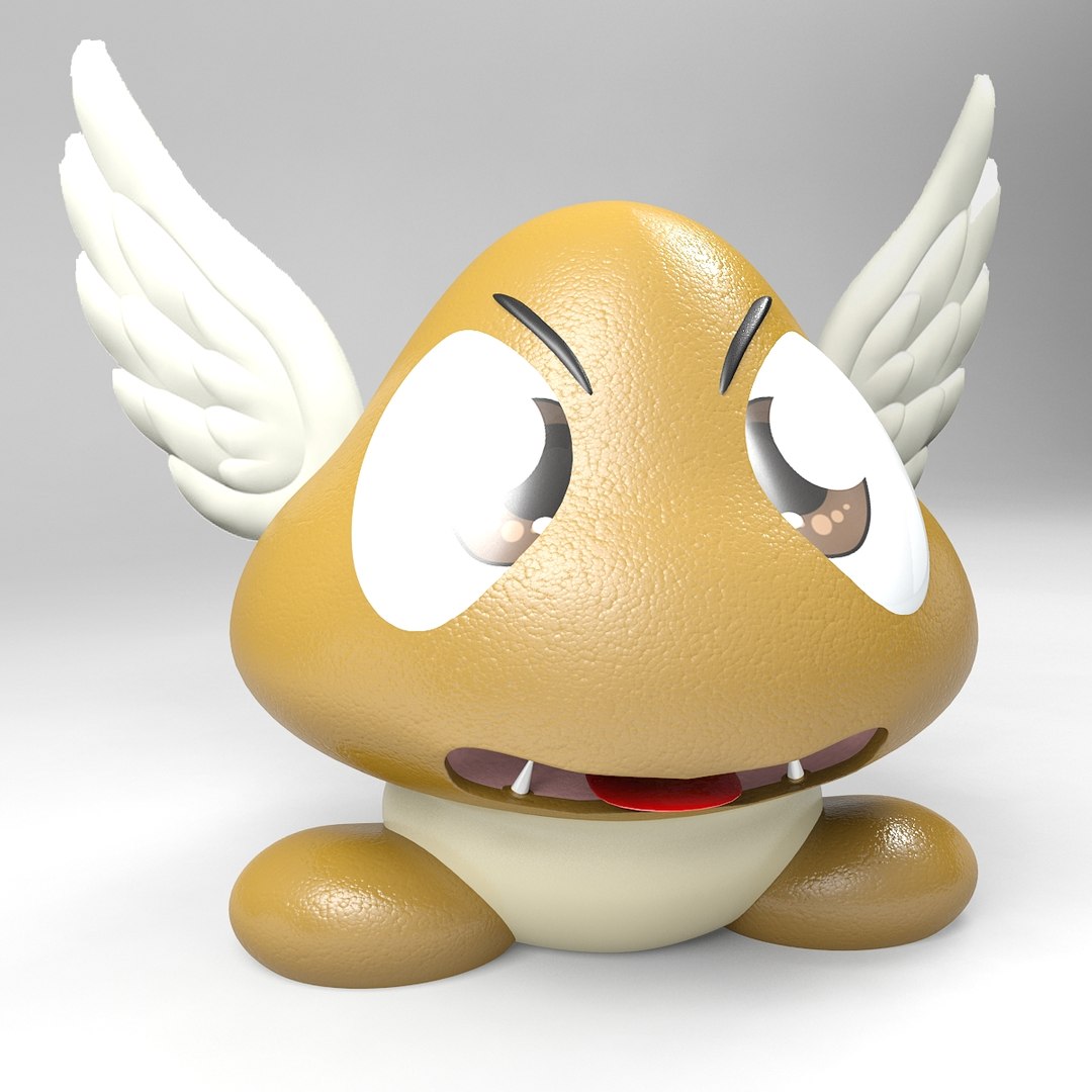 3d model creature goombas