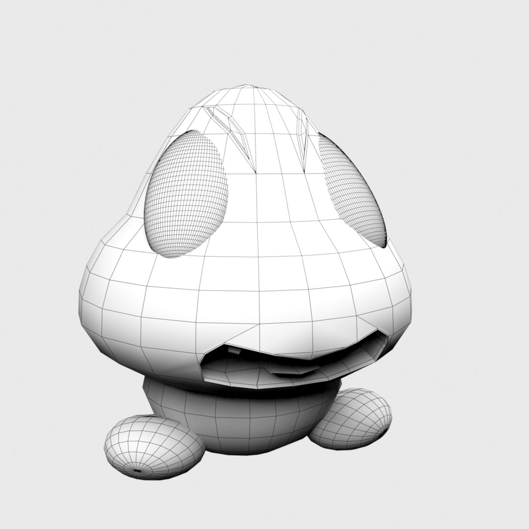 3d model creature goombas
