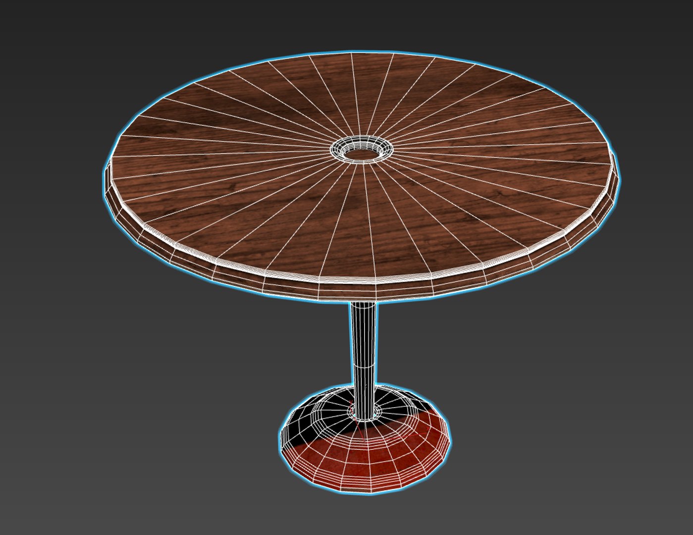 3D wooden table - TurboSquid 1289532