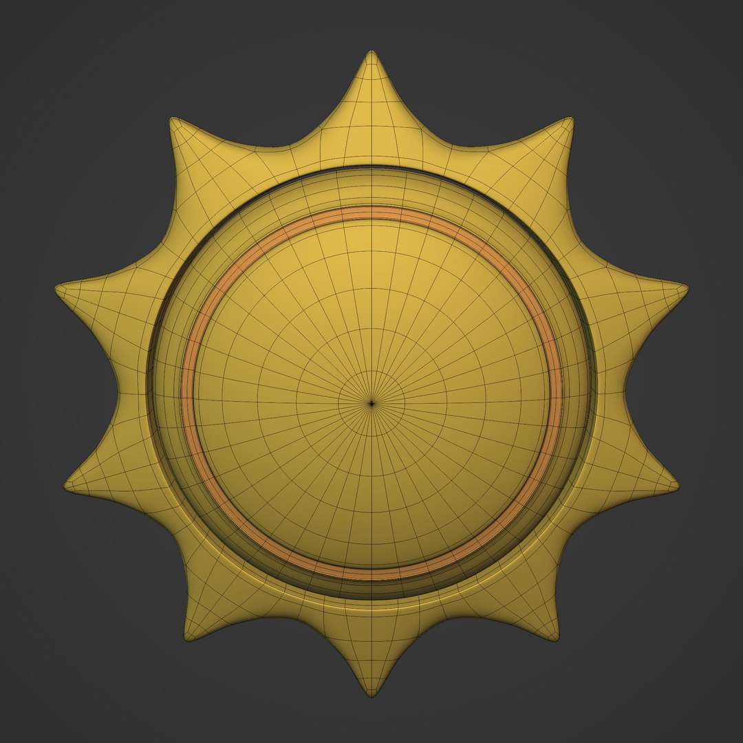 Cartoon Sun -- LowPoly Model - TurboSquid 1953809