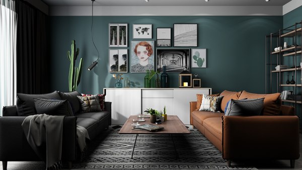 3D Shadow Box Sideboard model - TurboSquid 2088336