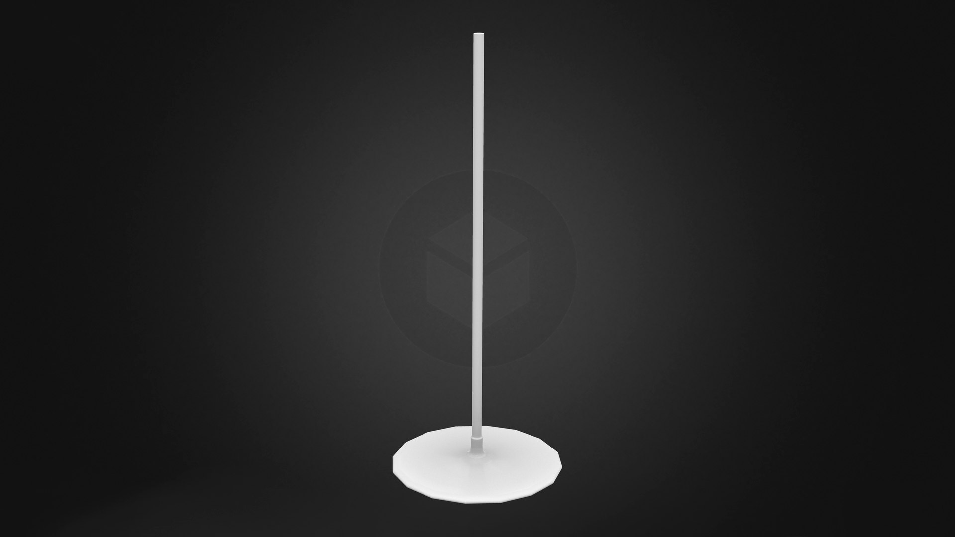 Multipurpose Chrome Stand Base 3D - TurboSquid 1845479