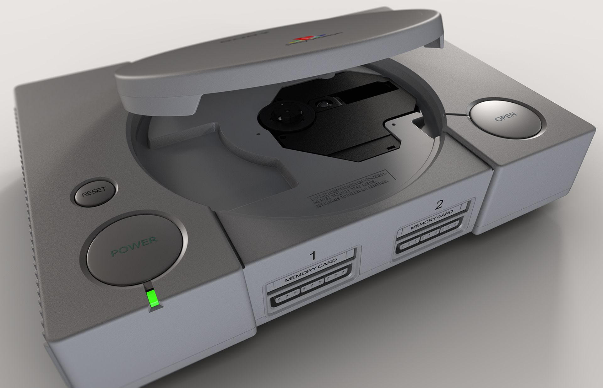 modelo 3d Sony PlayStation 1 SCPH-1000 PS1 Japonés - TurboSquid 1675052