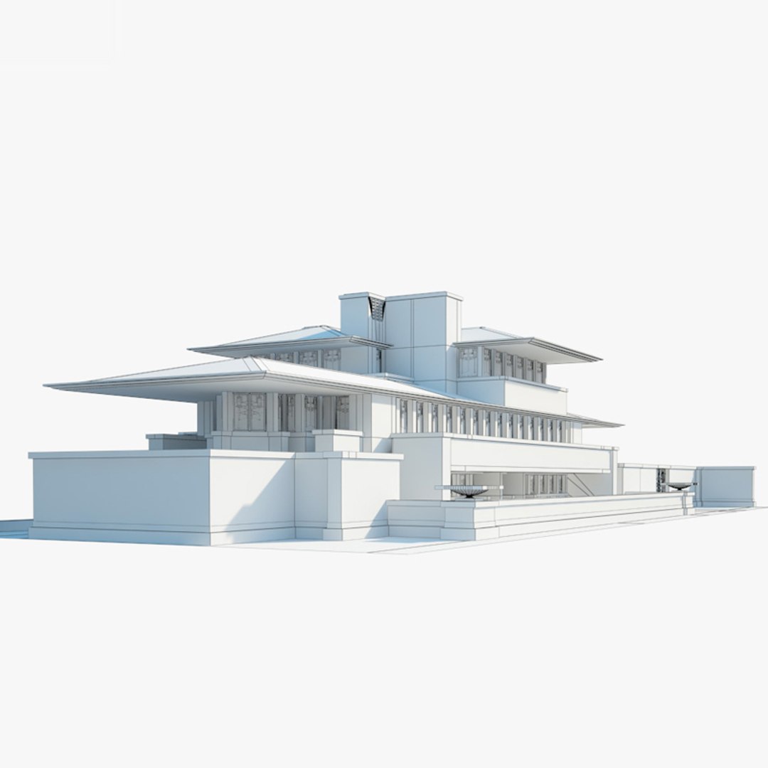 Robie house 3D model - TurboSquid 1651919