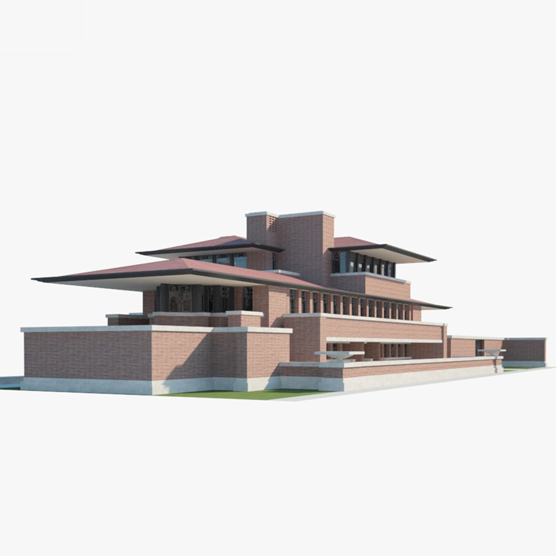 Robie house 3D model - TurboSquid 1651919