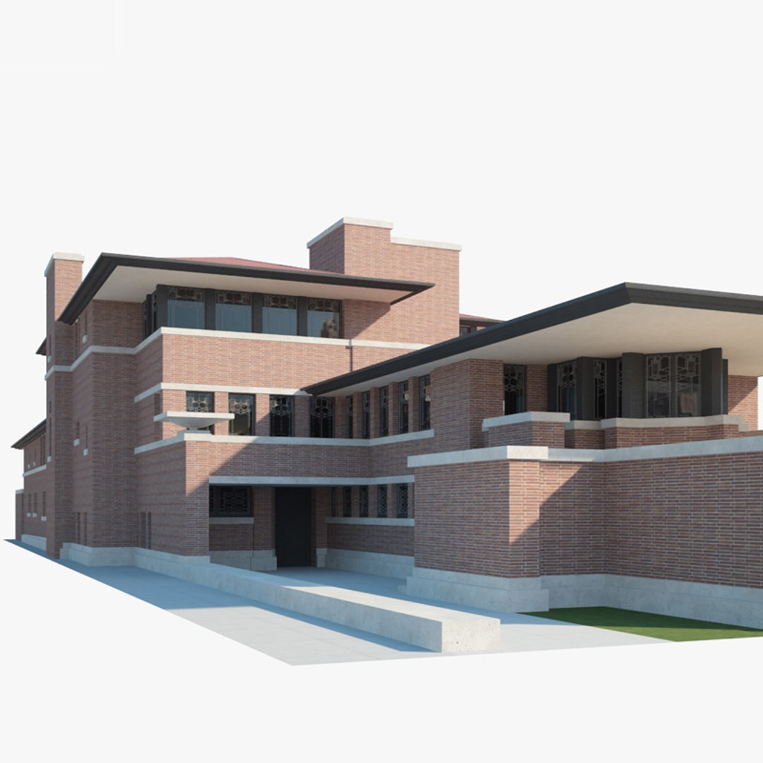 Robie house 3D model - TurboSquid 1651919