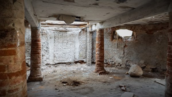 modelo 3d Antigua bodega del palacio en ruinas - TurboSquid 2240774