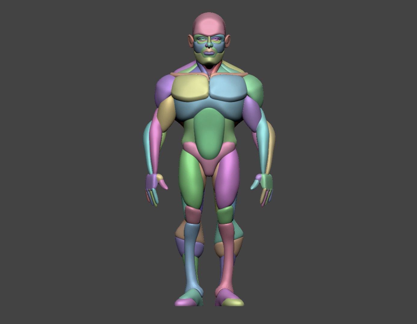 3D Model Male Anatomy Blockout - TurboSquid 1693534