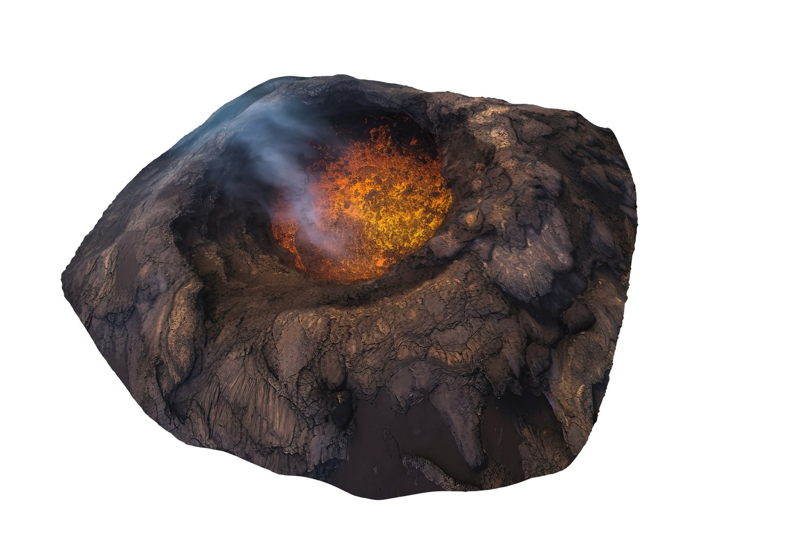 Mega Volcanoes Pack 9 3D Model - TurboSquid 2064639