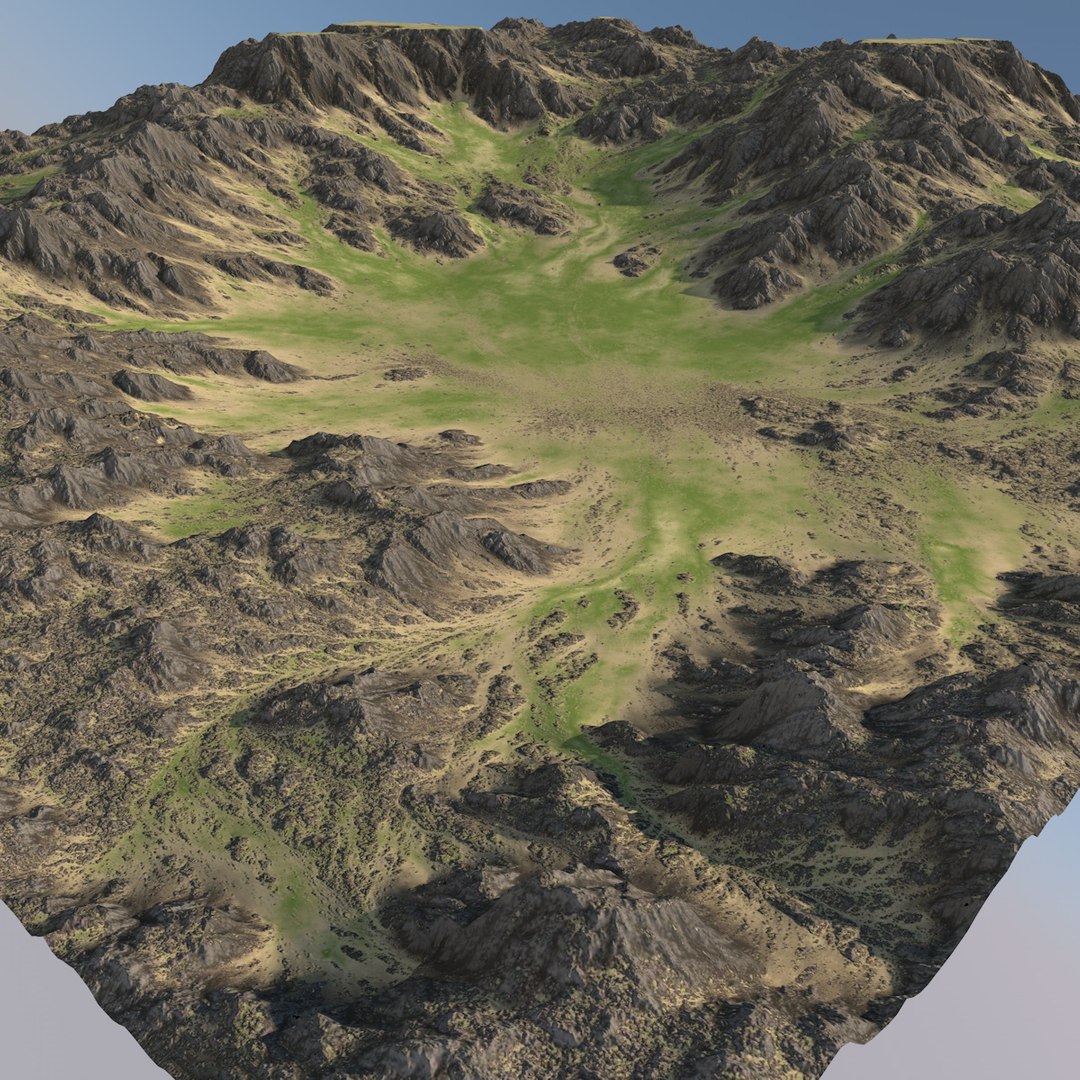 3D model games terrain - TurboSquid 1295960